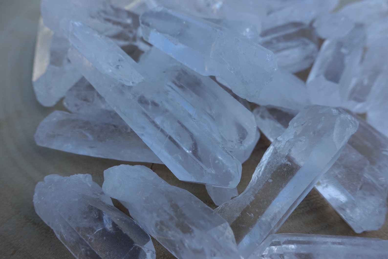 Buy Real Clear Quartz Points, Clear Quartz Healing Crystal, Pocket Size ...