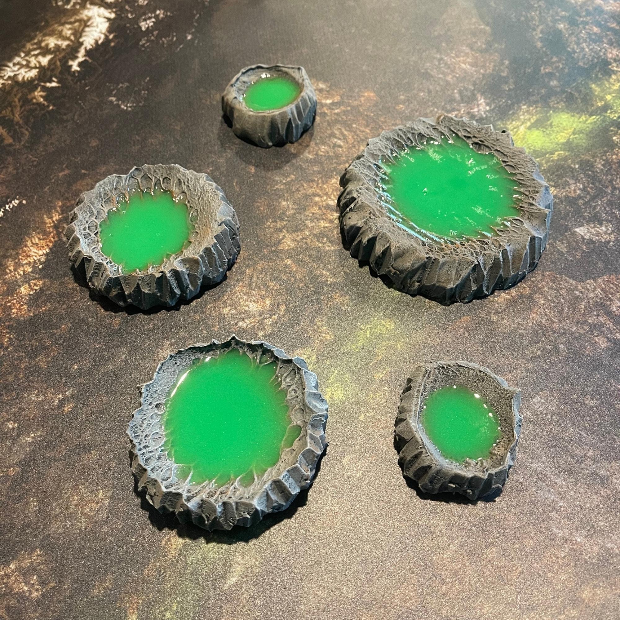 Acid Pool Scatter Terrain for Tabletop Games Toxic Pool - Etsy