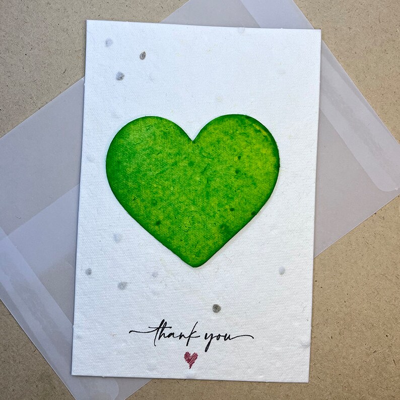 Set 8 Plantable Seed Greeting Cards With Envelopes Variety Pack Eco ...