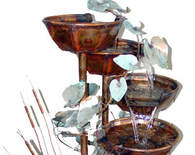 Copper Water Fountain Mini Waterfall - Etsy