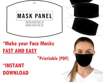 Mask Template | Etsy