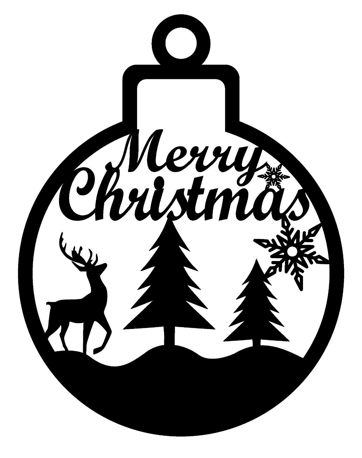 Christmas Ornament Digital Vector Files, Ready to Be Cut for CNC and ...