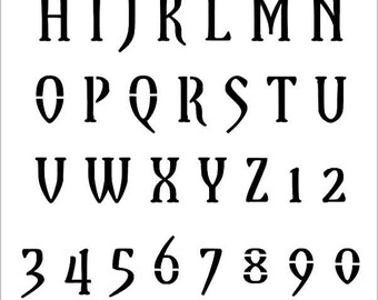 Vampire Alphabet - Etsy