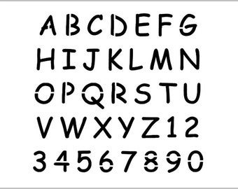 Comic Sans Alphabet - Etsy
