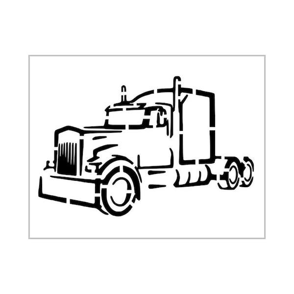Truck Stencil - Etsy