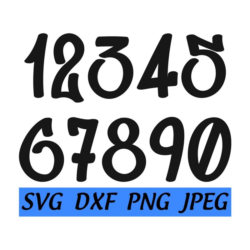 Graffiti Numbers - Etsy