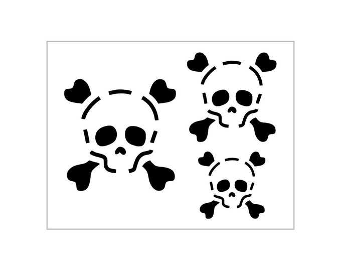 Bones Stencil Reusable Bones Stencil DIY Craft Stencil, Painting ...