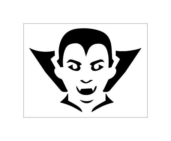 Vampire Girl Stencil 