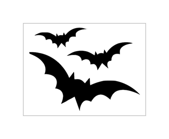 Bat Pumpkin Stencil
