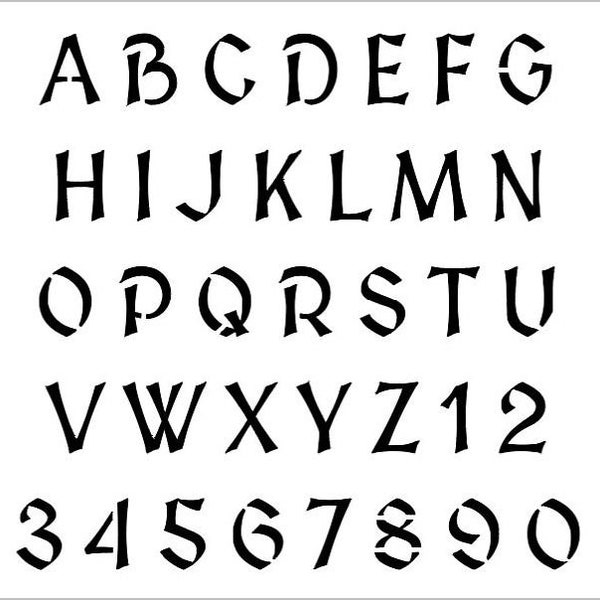 Medieval Alphabet - Etsy