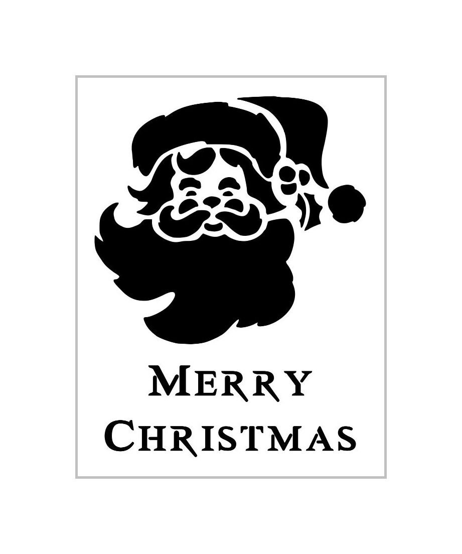 Santa Body Stencil