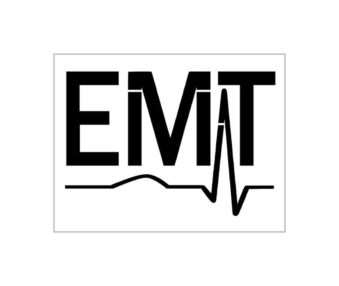 EMT Stencil Emergency Medical Technician Tech Ambulance Heartbeat ...