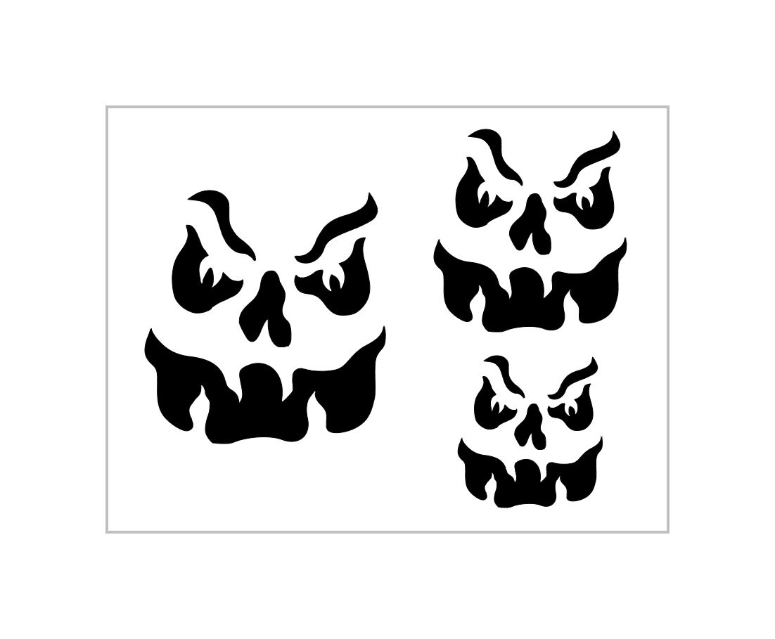 Halloween Ghost Stencils