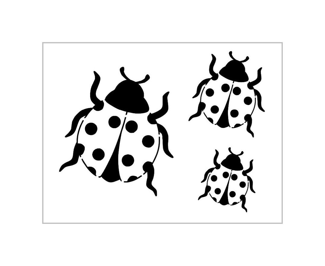 Ladybug Pumpkin Stencil