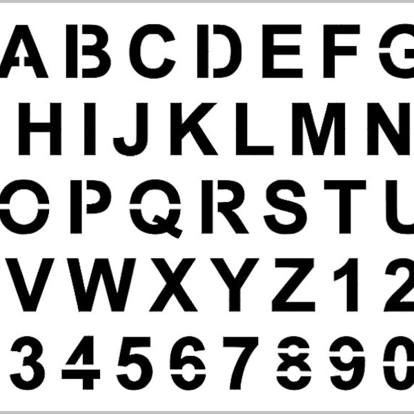 Plain Letters - Etsy