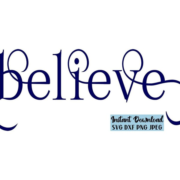 Believe Font - Etsy