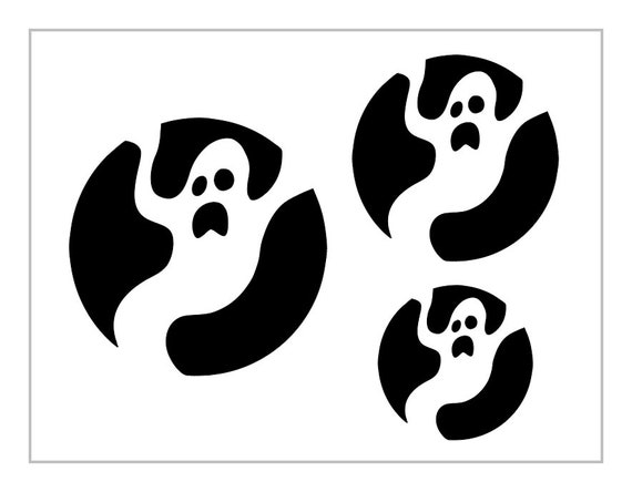 Halloween Ghost Stencils