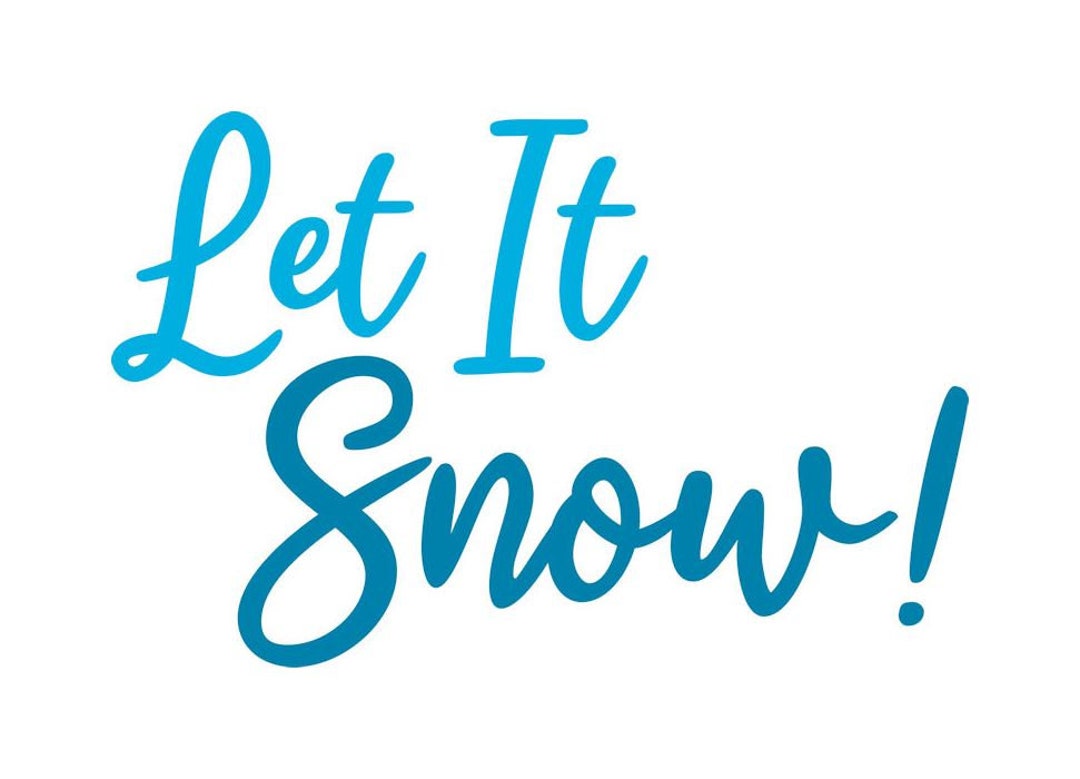 Let It Snow SVG, Christmas Saying SVG, Holiday SVG, Digital Download ...