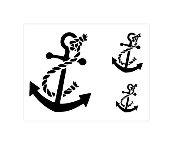 Nautical Rope Stencil