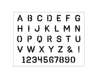 Western Full Alphabet Stencils by Studior12 Reusable Wild West ...