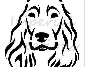 Spaniel Stencil | Etsy