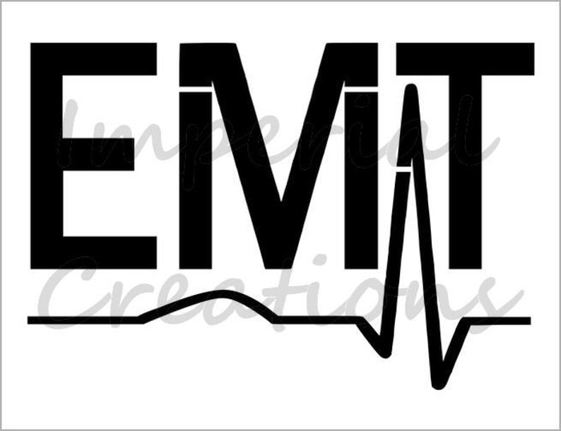 EMT Stencil Emergency Medical Technician Tech Ambulance - Etsy