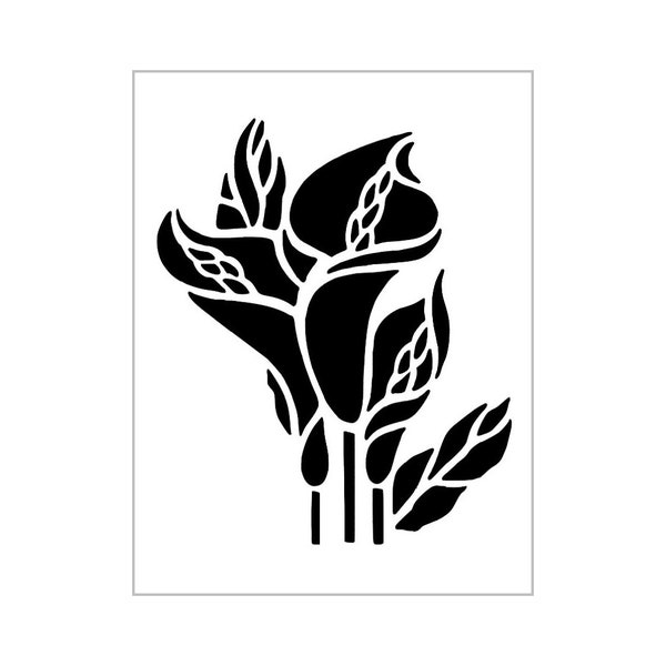 Lily Stencil - Etsy