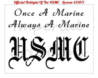 Marine Corps Font - Etsy