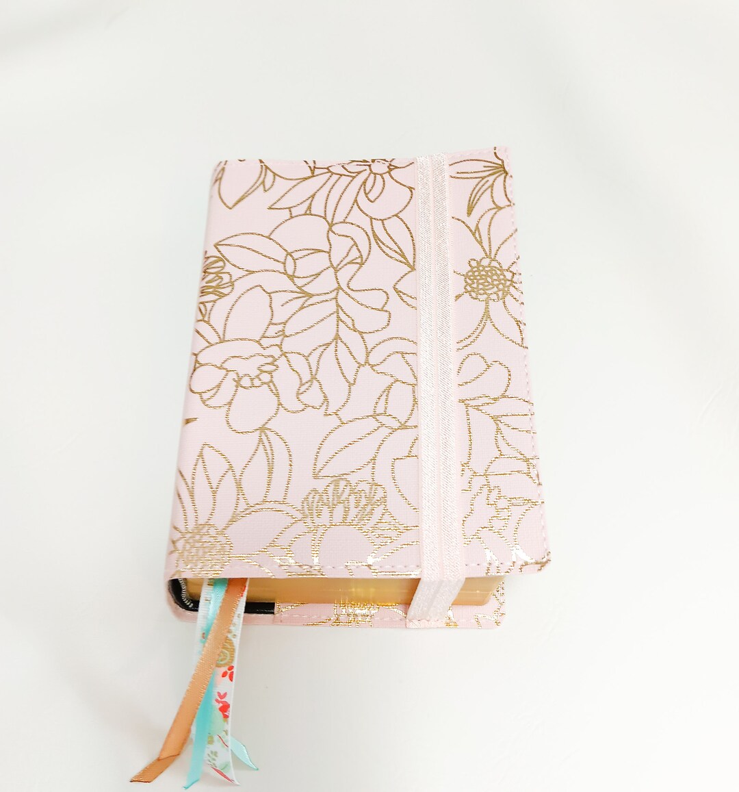 Blush With Gold Regular Size LDS Quad Faux Leather Scripture Cover, LDS ...