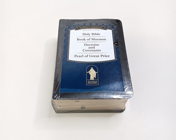 LDS Standard Quad, LDS Quadruple Combination, Simulated Leather, King ...