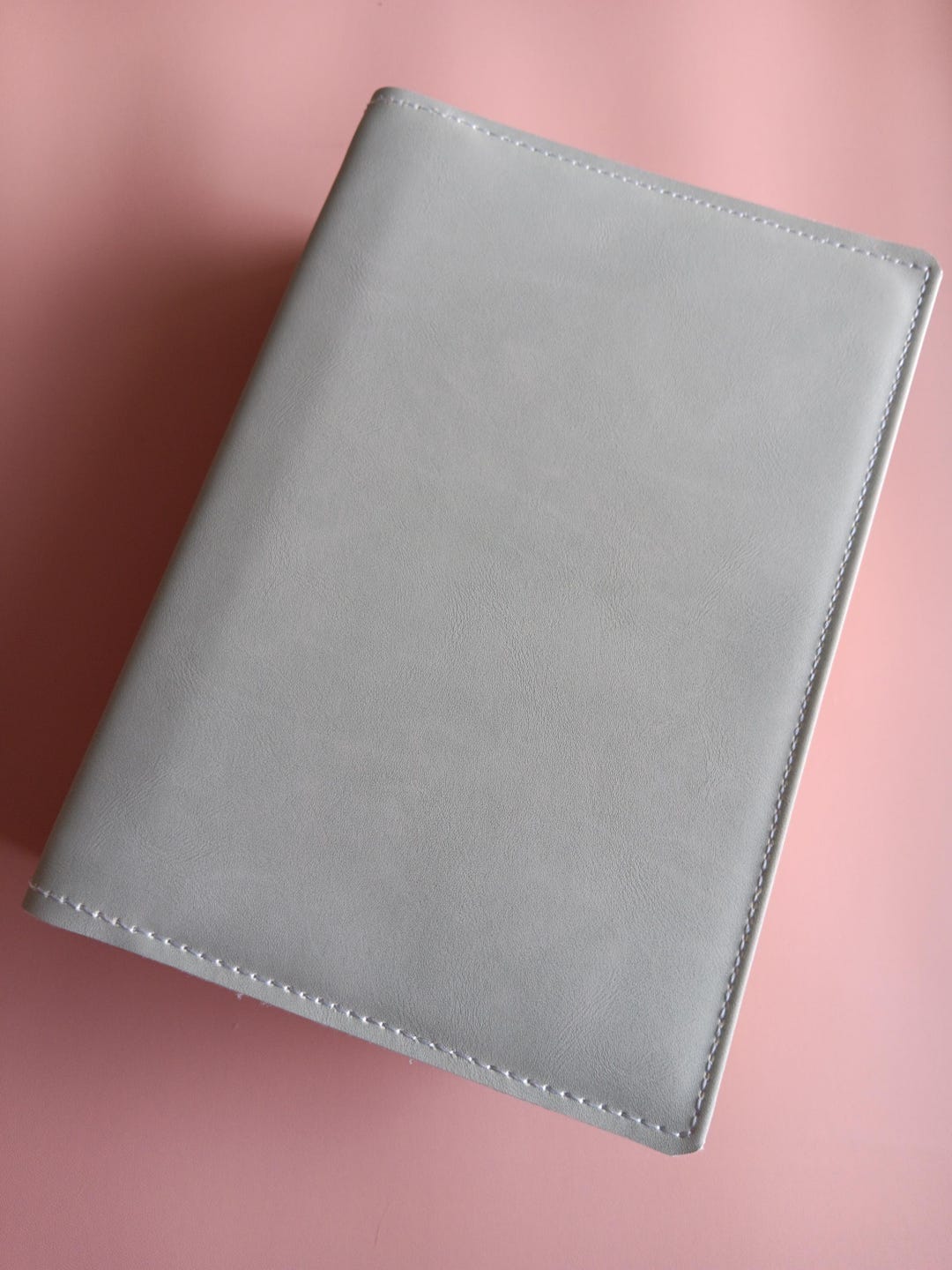 Light Gray Regular Size Quad Simulated Leather Scripture Slipcover, LDS ...