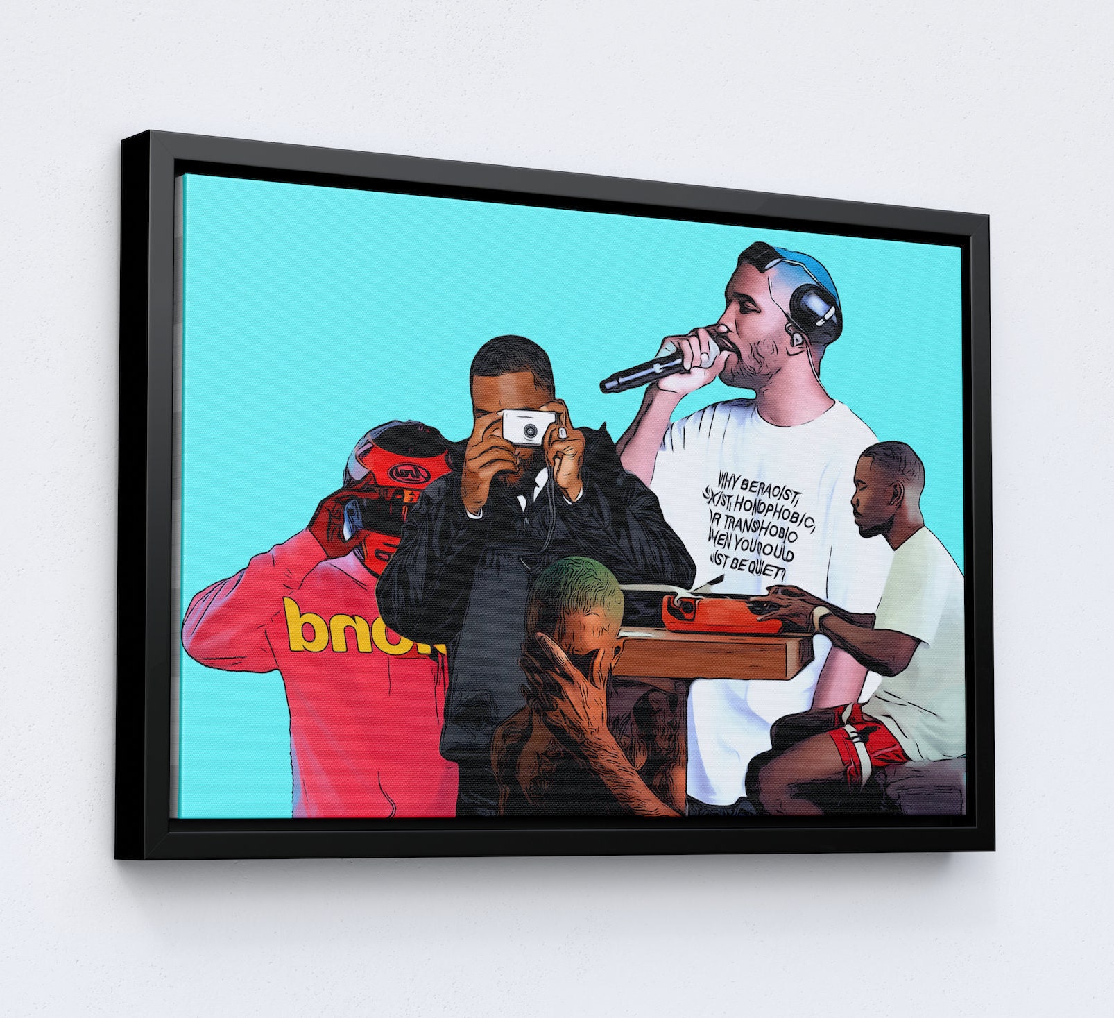 Frank Ocean Art, Frank Ocean Poster, Hip Hop Merch, Odd Future, Canvas ...
