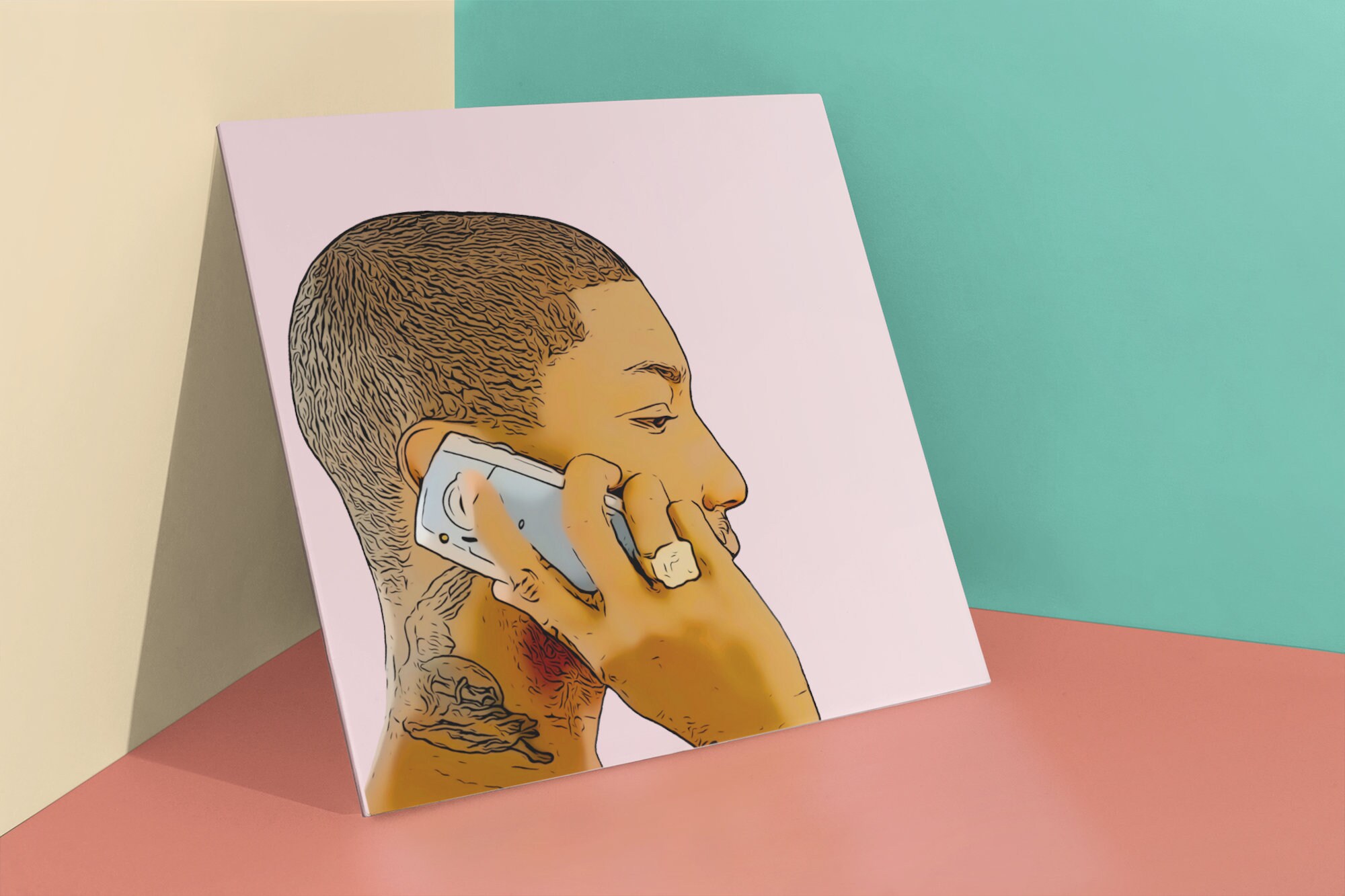 Pharrell Art, Pharrell Williams Poster, Hip Hop Art, Hip Hop Poster ...