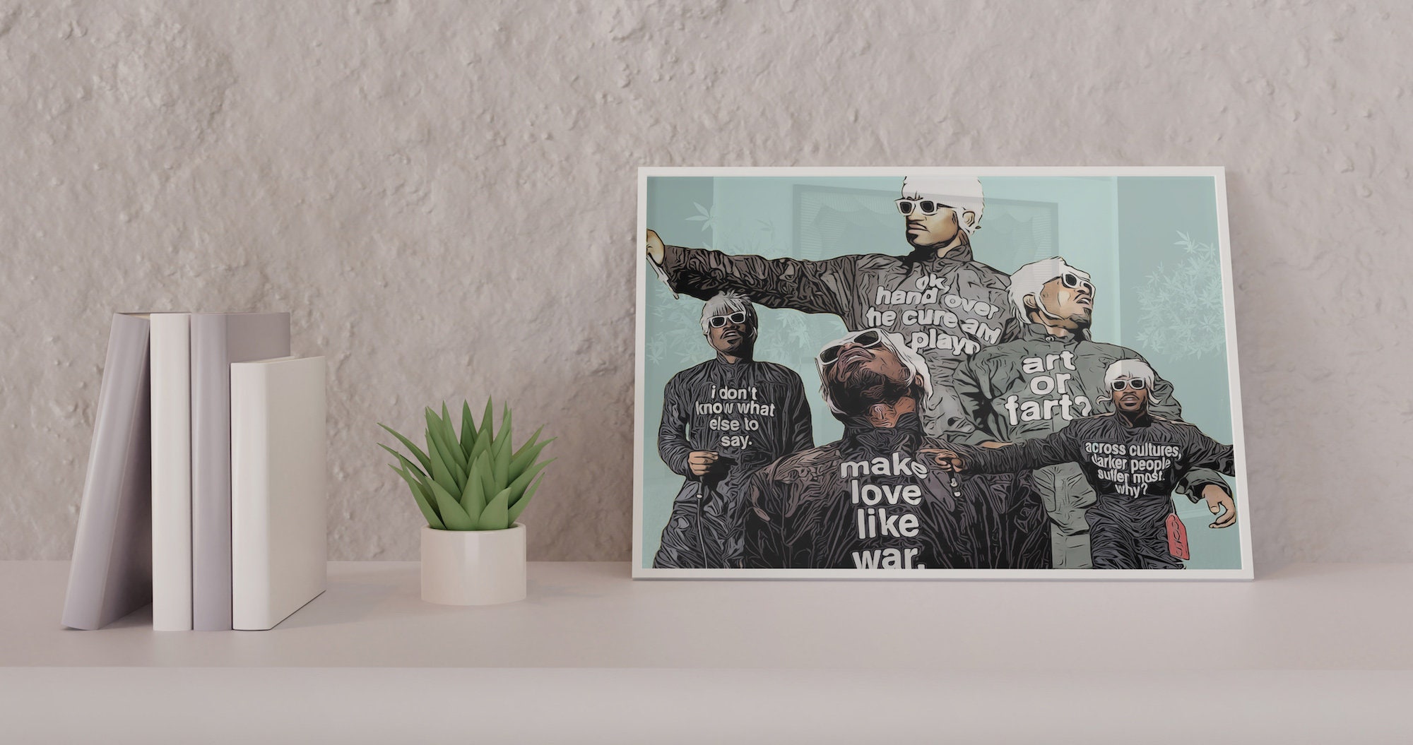 Andre 3000 Art, Andre 3000 Poster, Hip Hop Merch, Outkast Merch, Canvas ...