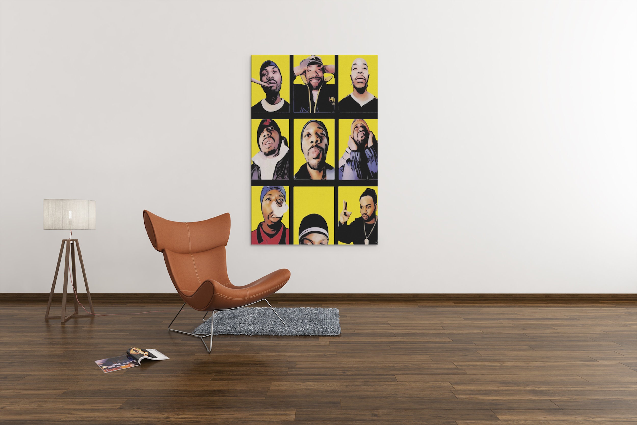 Wu Tang Clan Art, Wu Tang Clan Poster, Hip Hop Merch, Canvas Wall Art ...