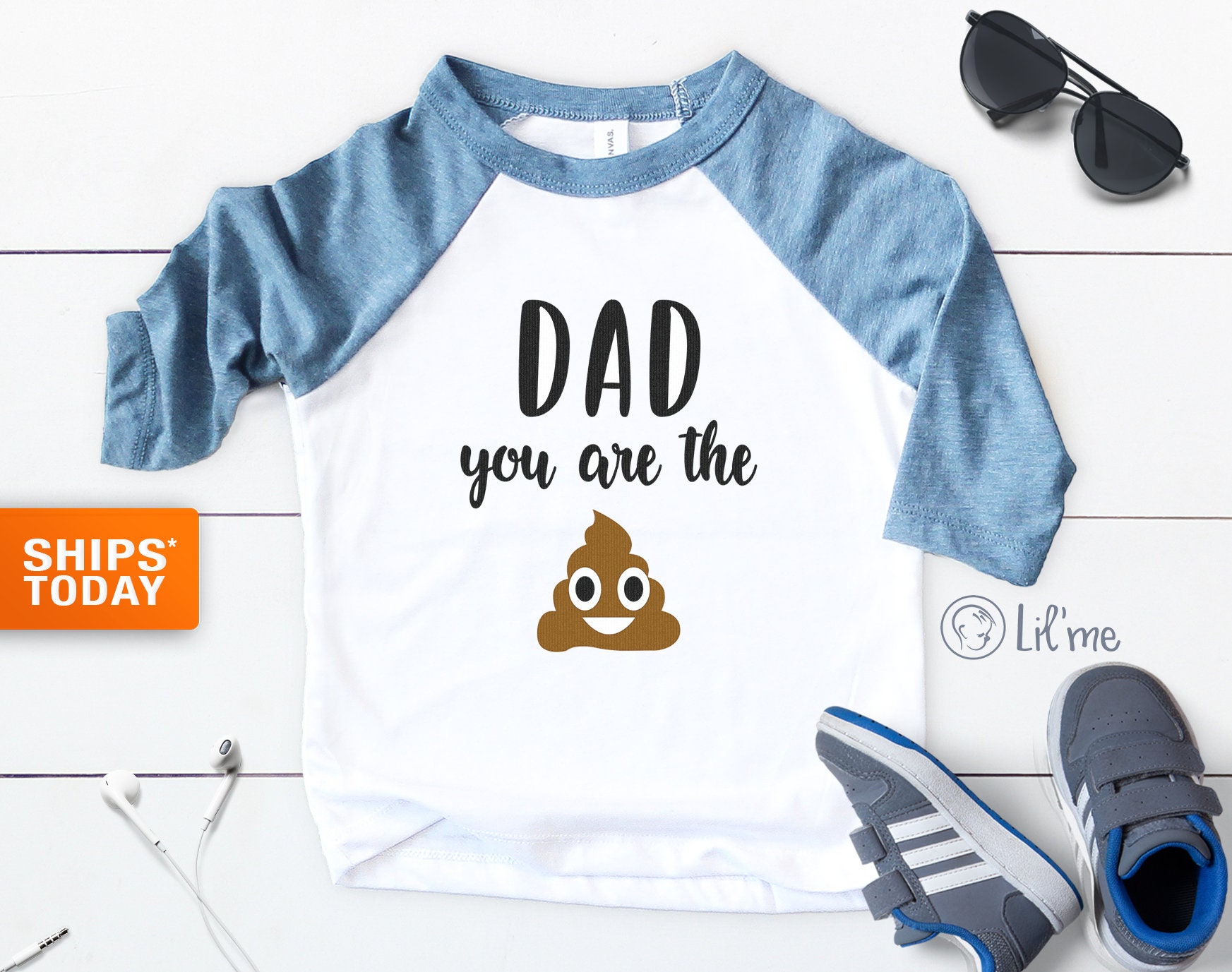 Dad Your Are The Shit Baby Onesie Dady Poop Emoji Onesie | Etsy