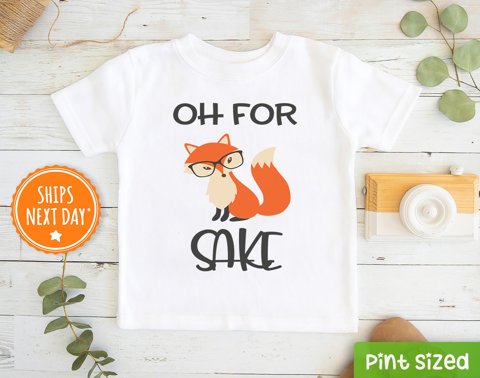 Fox Onesie® Oh for Fox Sake Baby Onesie® Hipster Baby - Etsy
