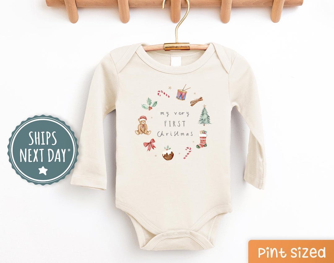 First Christmas Baby Onesie® - Baby First Christmas Onesie® - My 1st ...