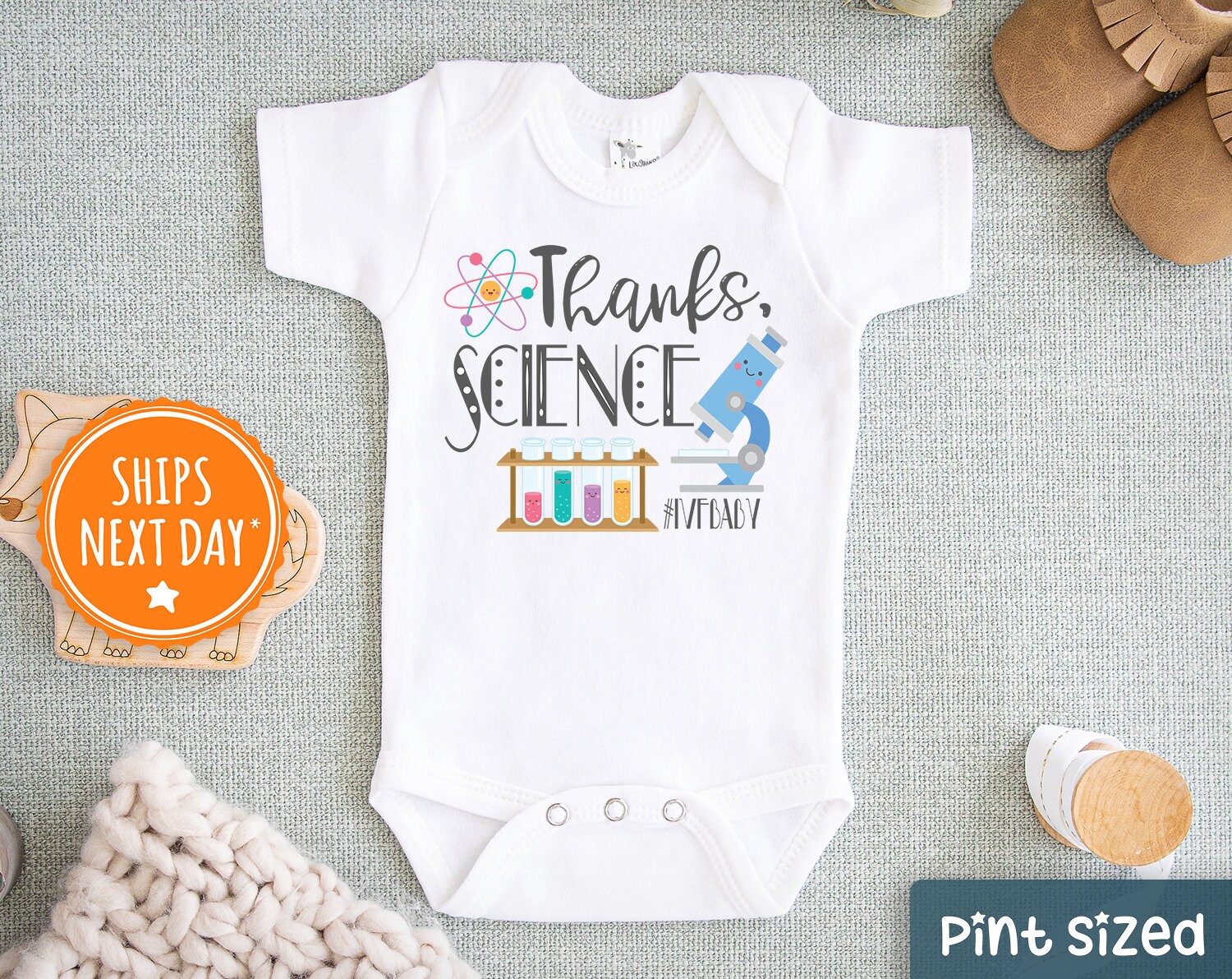 IVF Onesie® Thanks Science Onesie® Baby Cute in Vitro - Etsy