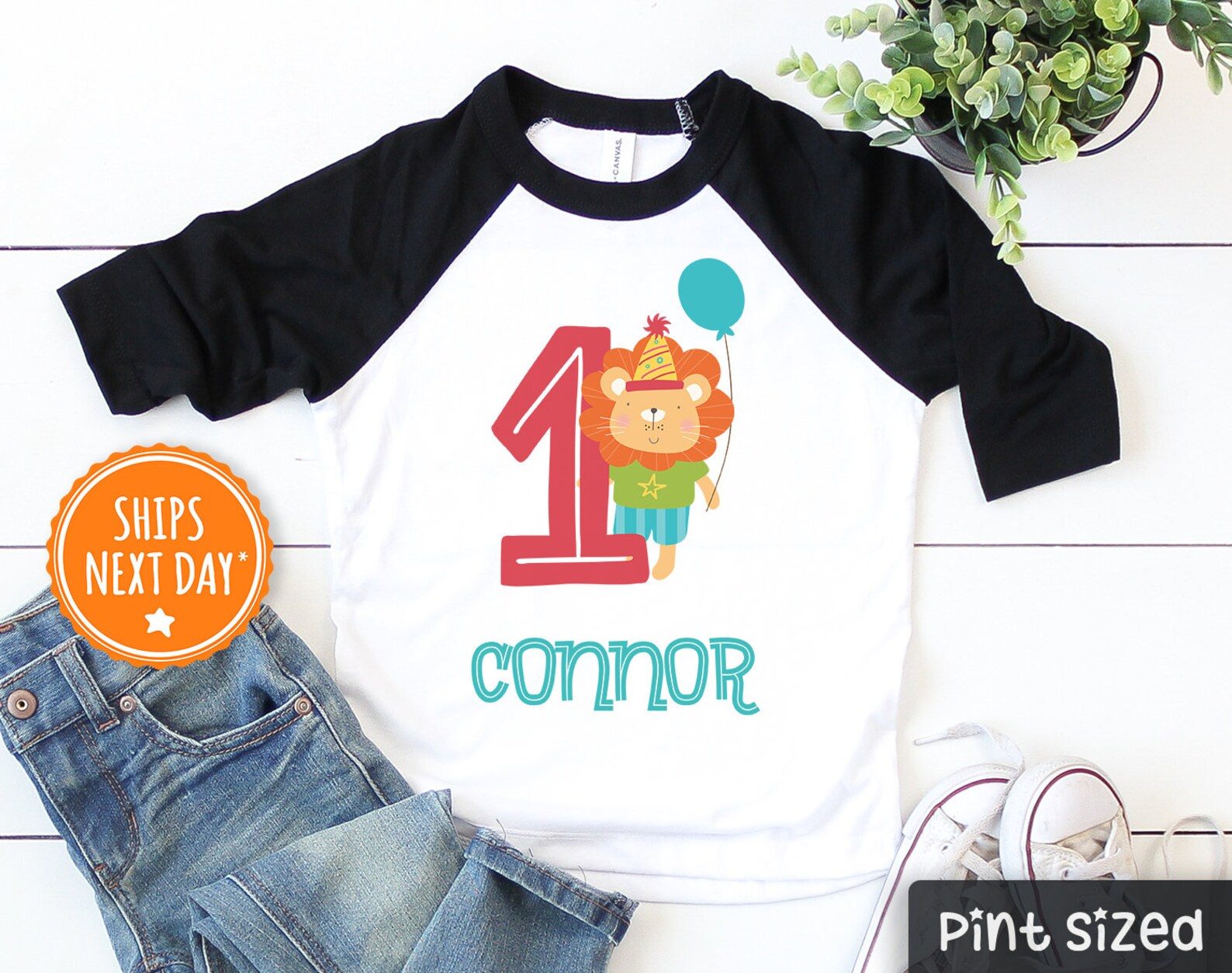 Personalized First Birthday Shirt Cute Baby Boy Birthday One - Etsy