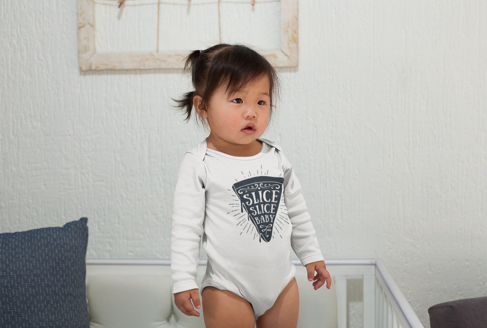 Pizza Baby Onesie® Cute Slice Slice Baby Onesie® Hipster - Etsy