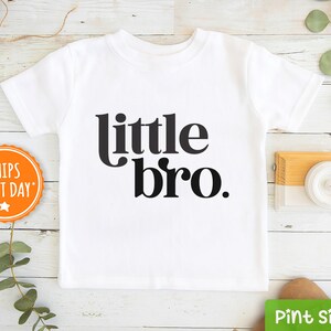 Little Bro Baby Onesie® Cute Little Brother Natural Onesie® Retro ...