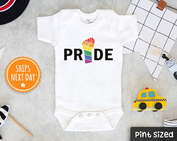 Pride Baby Onesie® Cute LGBT Rainbow Bodysuit Equality - Etsy