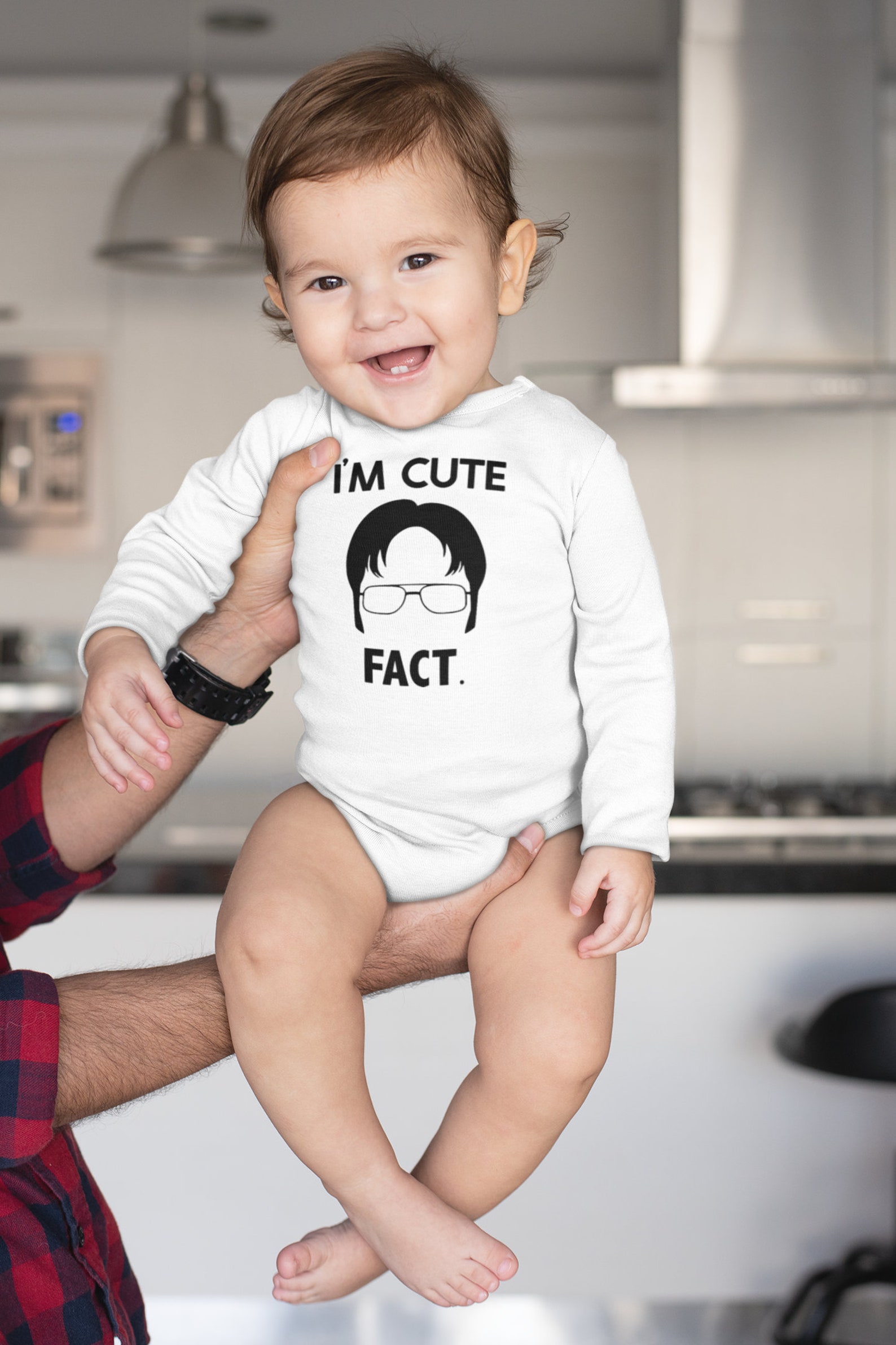 I''m Cute Fact Onesie® Funny the Office Baby | Etsy