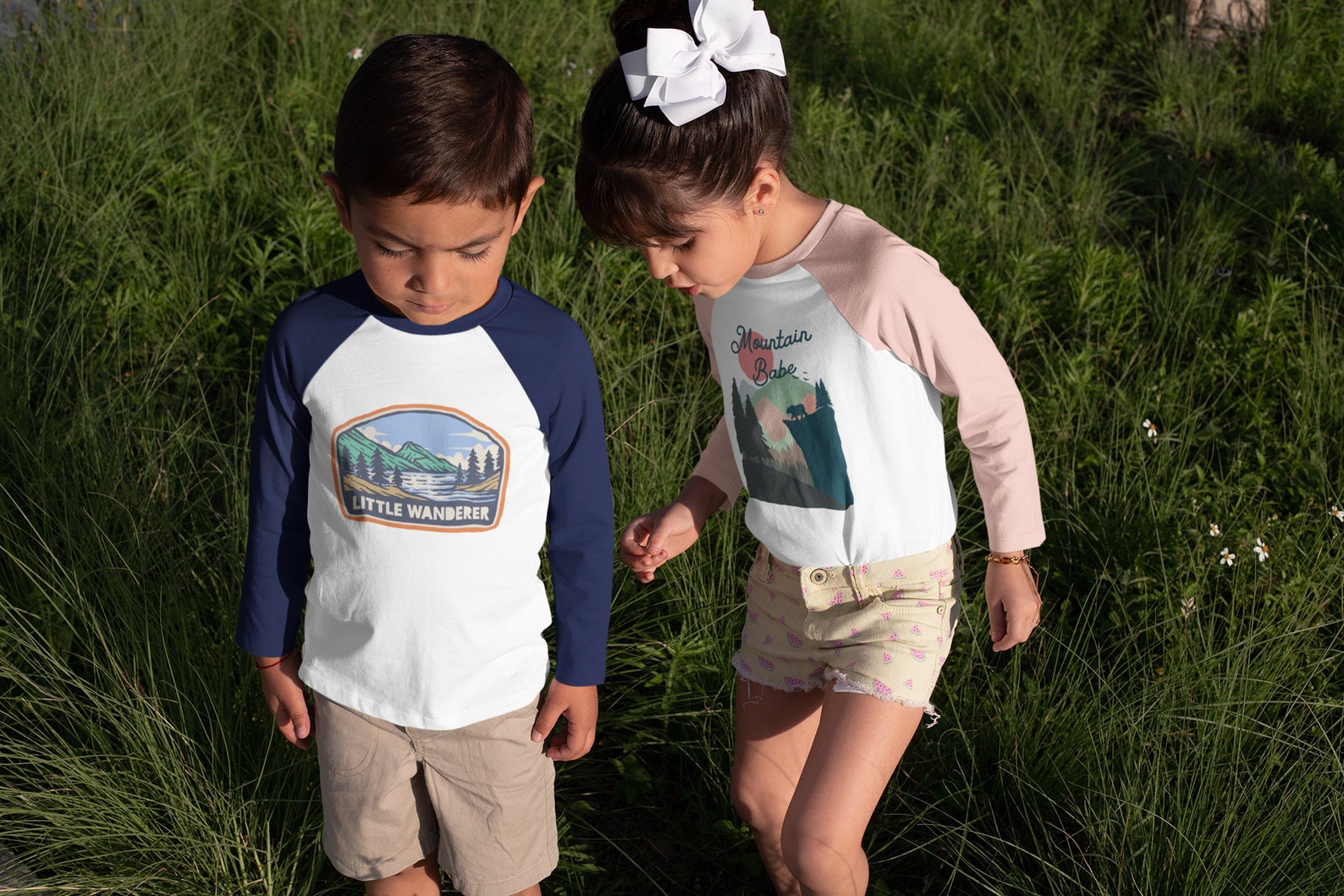 Mountain Babe Kids Shirt Cute Hiking Toddler Tee Retro | Etsy