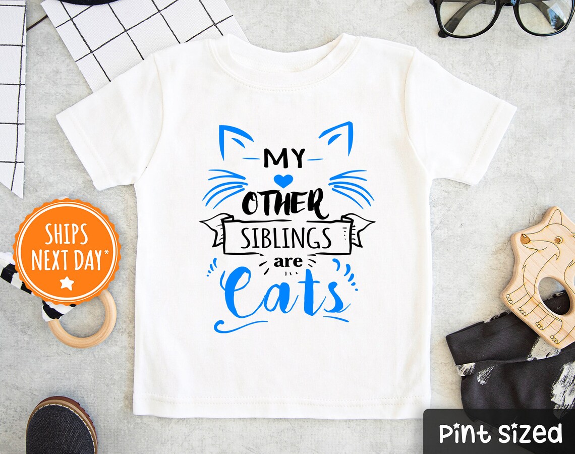 Baby Onesie® Cats My Other Siblings Are Cats Cute Baby - Etsy