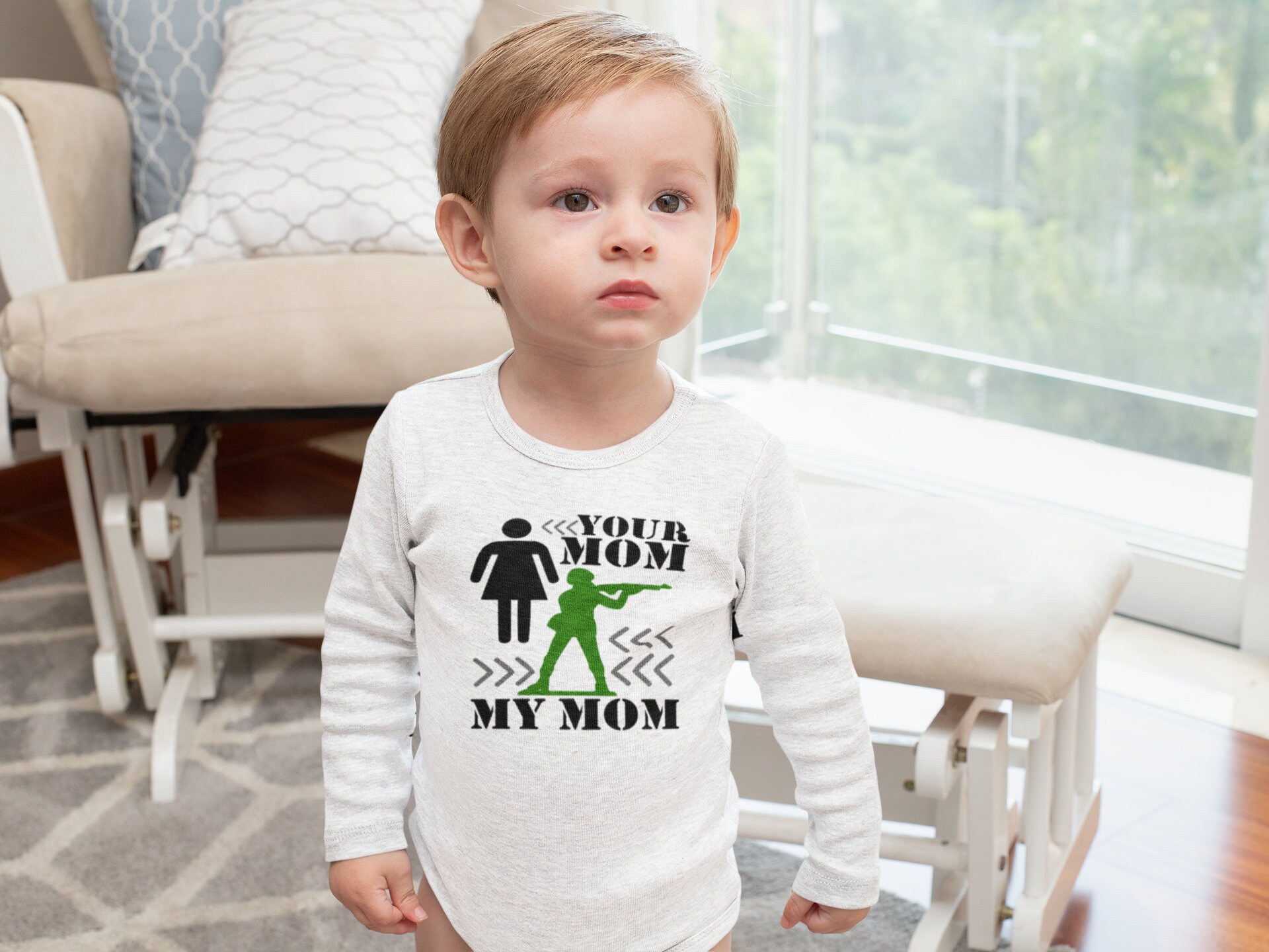 Military Mom Toddler Shirt Your Mom My Mom Shirt Cute | Etsy