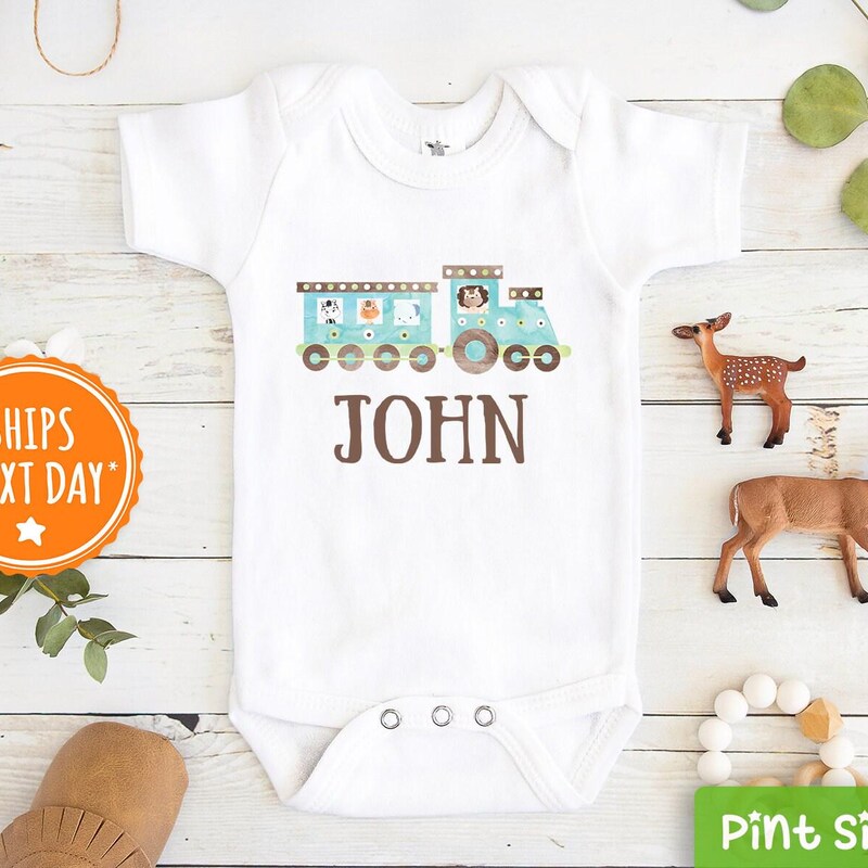 Train Onesie - Etsy