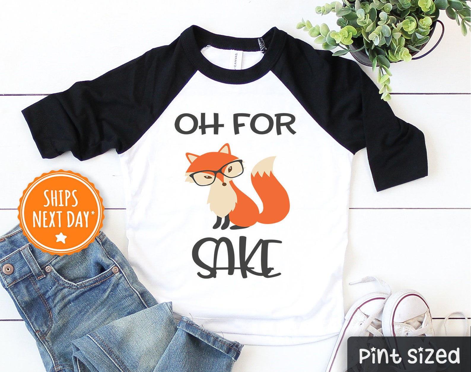 Fox Onesie® Oh for Fox Sake Baby Onesie® Hipster Baby - Etsy