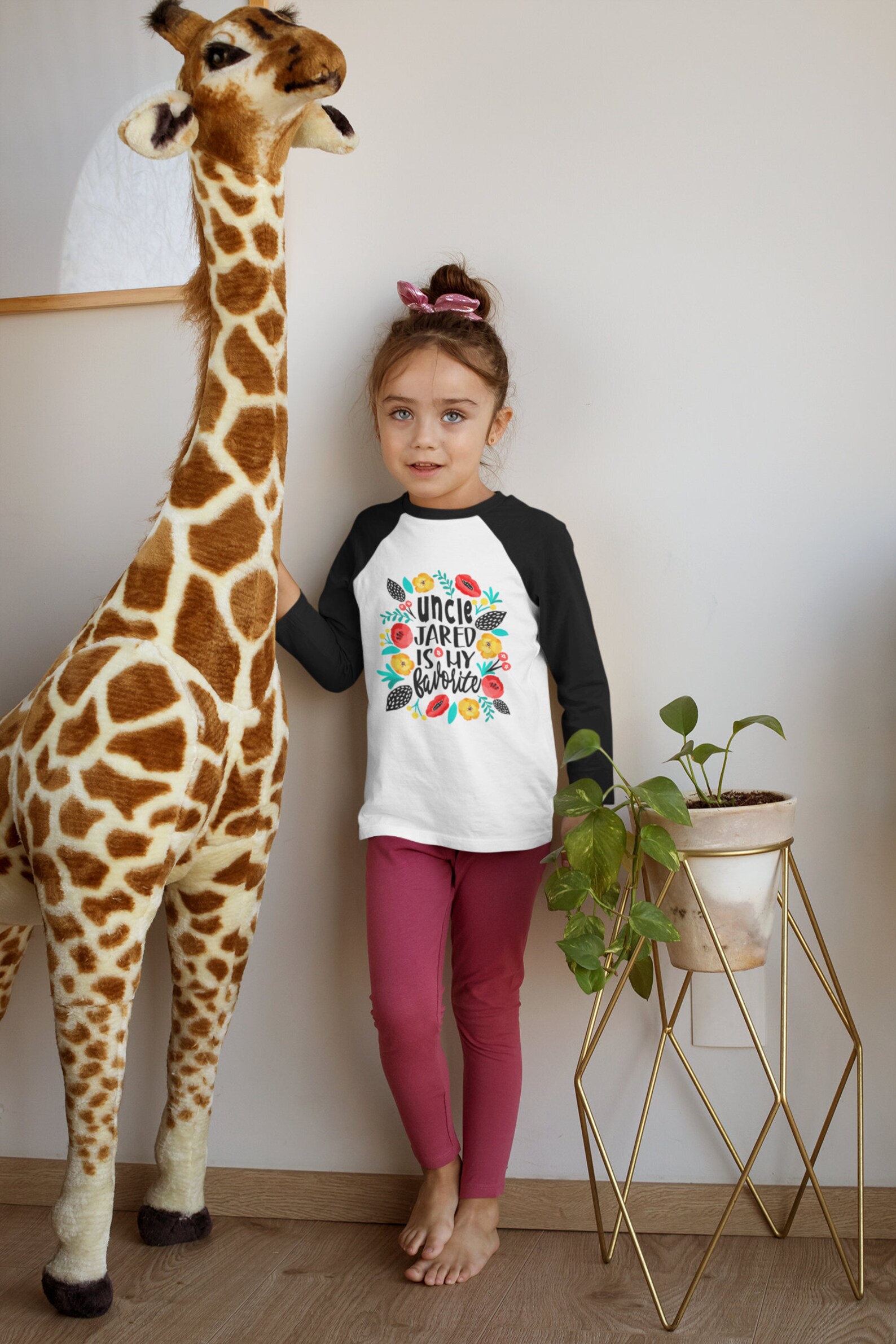 Uncle Baby Girl Onesie® Personalized Uncle is My Favorite Onesie ...